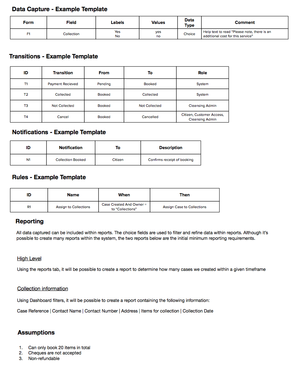 Case Type Document Template – Jadu